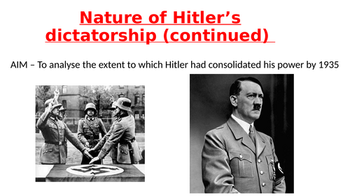 A-level History - Germany PowerPoints | Teaching Resources