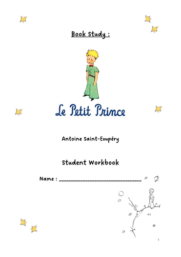 Le Petit Prince Literature Book Study Workbook | Teaching Resources