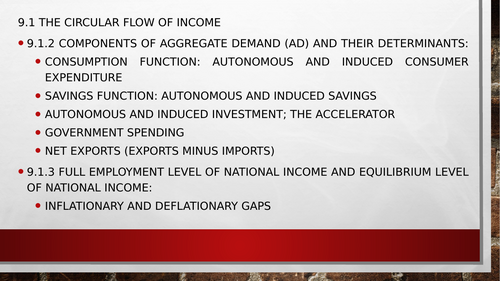 YEAR 13 ECONOMICS CAMBRIDGE PRESENTATIONS: Powerpoint notes | Teaching ...
