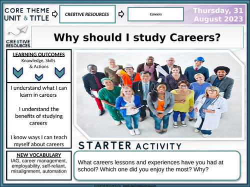 Why should I study Careers? | Teaching Resources