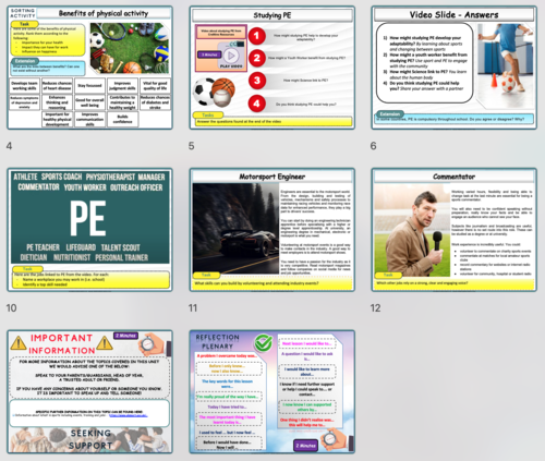 Why Should I study PE | Teaching Resources