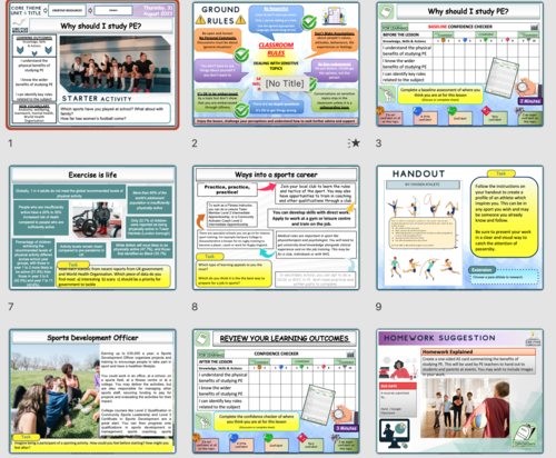 Why Should I study PE | Teaching Resources