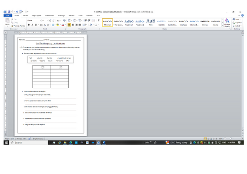 SPANISH - LOS PASATIEMPOS - HOBBIES & OPINIONS | Teaching Resources