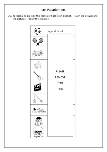 SPANISH - LOS PASATIEMPOS - HOBBIES & OPINIONS | Teaching Resources