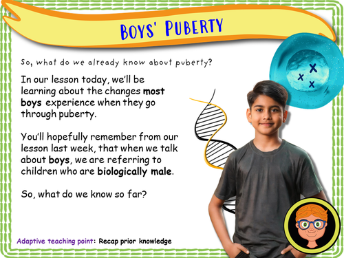 Boys' Puberty | Teaching Resources