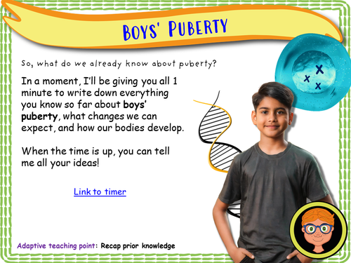 Boys' Puberty | Teaching Resources