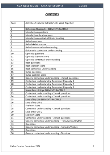 AQA GCSE Music- NEW Area of Study 2 QUEEN | Teaching Resources