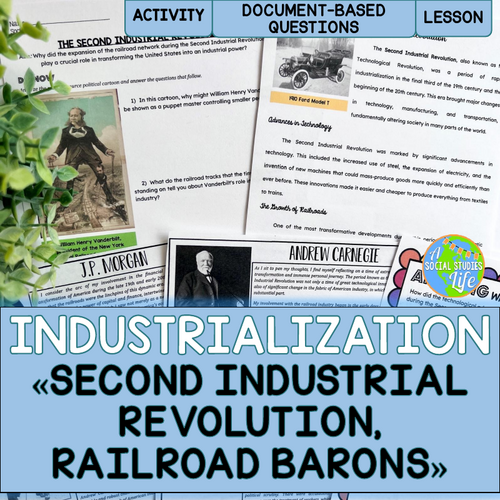 Second Industrial Revolution, Railroad Barons | Teaching Resources
