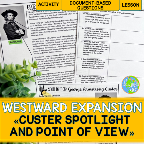 Custer's Last Stand Spotlight and Point of View | Teaching Resources
