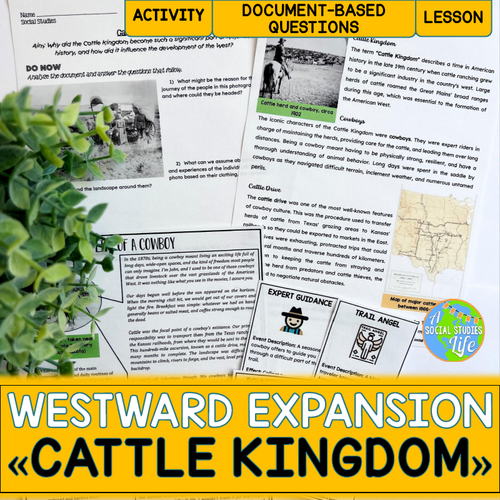 Cowboys, Cattle Kingdom, Cattle Drive | Teaching Resources