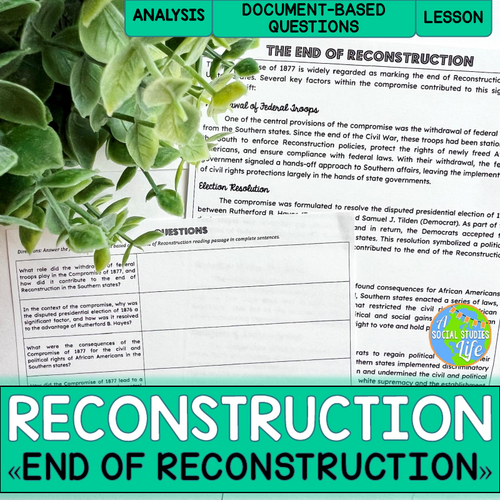 End of Reconstruction | Teaching Resources