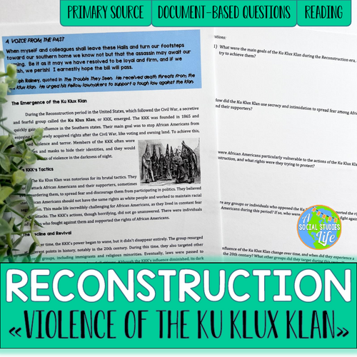 Ku Klux Klan Violence | Teaching Resources