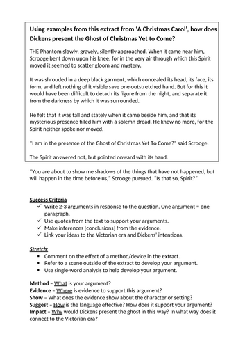 Charles Dickens and 'A Christmas Carol' Unit KS3/4 | Teaching Resources