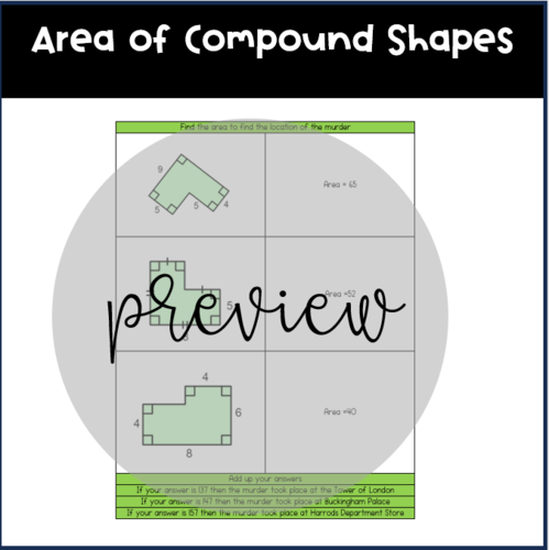 Math Murder Mystery: Crack the Case with Area and Perimeter Problems ...