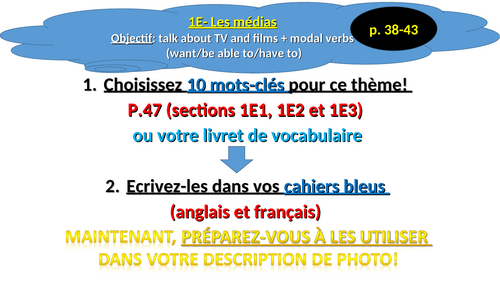 French Edexcel IGCSE Speaking: photos with questions for units 1 to 3 ...