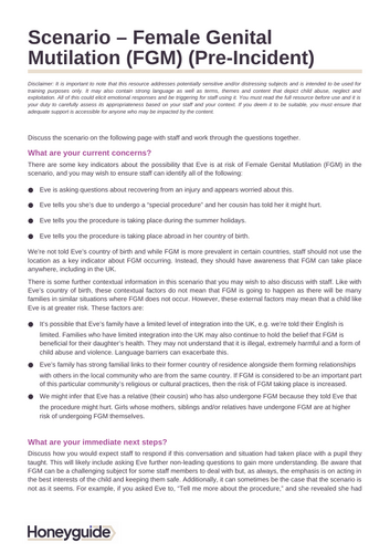 FGM Staff Safeguarding Training Pack | Teaching Resources