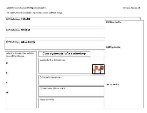 GCSE PE [OCR] – Paper 1 & 2 – Year 11 Examination Revision | Teaching ...