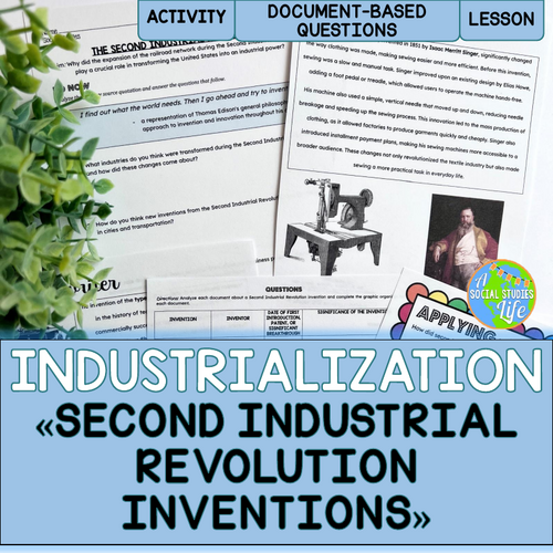 Second Industrial Revolution Inventions | Teaching Resources