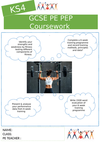 Gcse Pe Edexcel Pep Booklet Teaching Resources