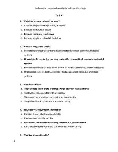 Unit 4 - Multiple Choice Tests | Teaching Resources Unit 4 - Multiple Choice Tests | Teaching Resources