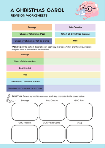 A Christmas Carol Revision Worksheets / Booklet | Teaching Resources