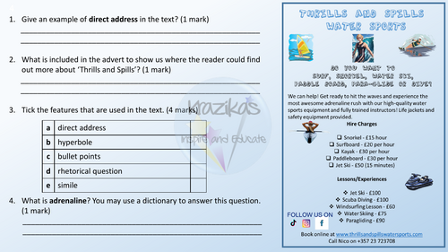 English Functional Skills - Level 1 - Reading PowerPoint Lesson ...