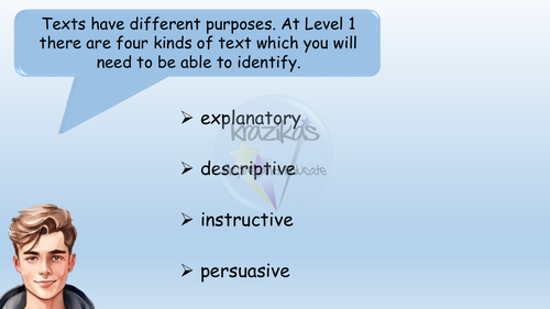 English Functional Skills - Level 1 - Reading PowerPoint Lesson ...