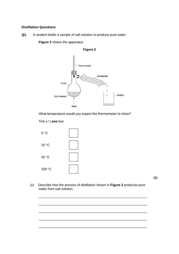 Separating Mixtures KS4 | Teaching Resources