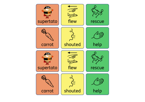 Supertato Colourful Semantic Sentence and Diary Entry Writing ...