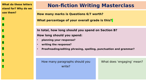 Edexcel IGCSE Non-Fiction /Transactional Writing Masterclass | Teaching ...