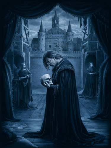 WILLIAM SHAKESPEARE's Hamlet Modern Lettering Set Display Colourful ...