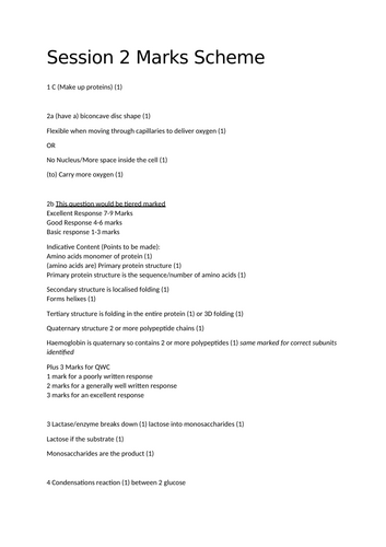 T-Level Health Paper B Questions Bank | Teaching Resources