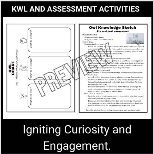 All About Owls Thematic Unit - Reading, Writing and Science Activities ...