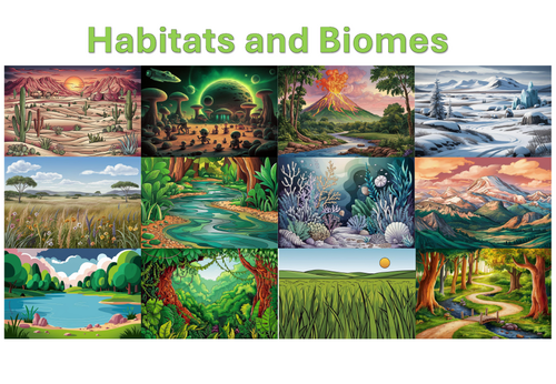 NEW Habitats and Biomes - Colouring Pages and example places ...