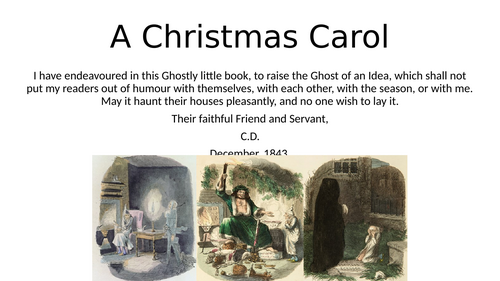 A Christmas Carol Revision - Ghosts | Teaching Resources