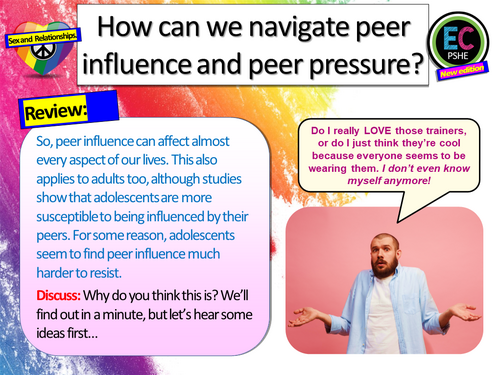 Peer Pressure and Influence | Teaching Resources