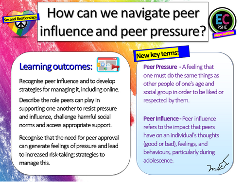 Peer Pressure and Influence | Teaching Resources