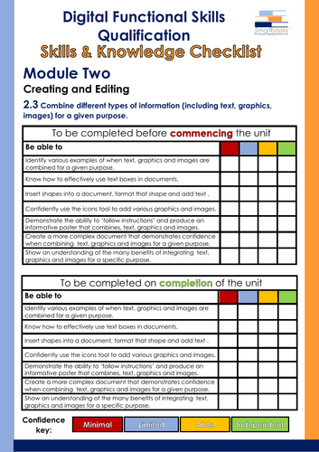 Digital Functional Skills - Module 2 - Creating & Editing - Unit 2.3 - Combining Text & Images ...