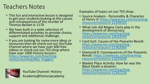 What were the Causes and Consequences of Thomas Becket's Murder ...