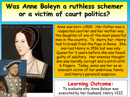 Henry VIII & Anne Boleyn | Teaching Resources