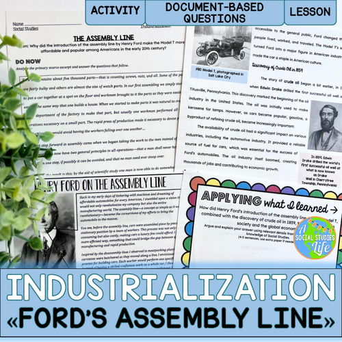 Henry Ford, Assembly Line, Model-T, Crude Oil | Teaching Resources