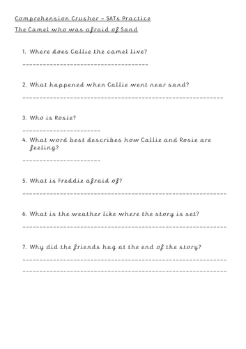 Year 2 SATs Reading Comprehension Booklet | Teaching Resources