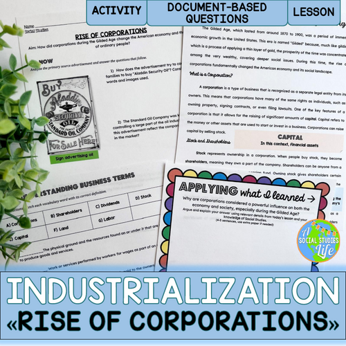 Corporations during the Gilded Age, Stocks, Land, Labor, Capital ...