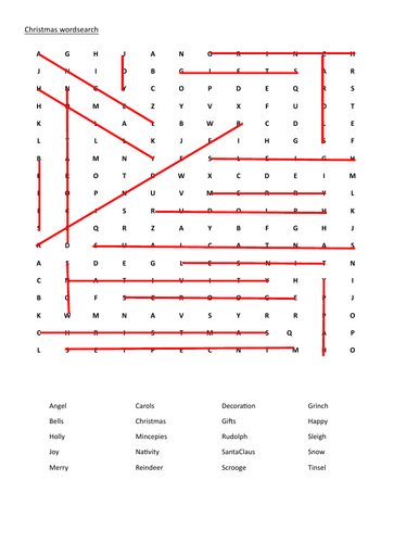 Collection of Christmas wordsearches | Teaching Resources