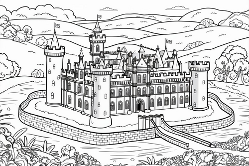 NEW 25 A4 Colouring Sheets of Great British Castles. All ready to print ...