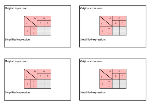 Simplifying Expressions Using Karnaugh Maps | Teaching Resources Simplifying Expressions Using Karnaugh Maps | Teaching Resources