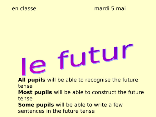 GCSE French - Module 3 PowerPoints | Teaching Resources