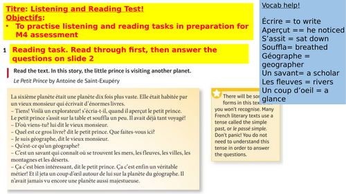 GCSE French - Module 4 PowerPoints | Teaching Resources