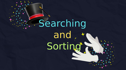 Computer Science - Searching and Sorting Algorithms | Teaching Resources Computer Science - Searching and Sorting Algorithms | Teaching Resources