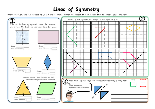 Symmetry - Lines of Symmetry | Teaching Resources